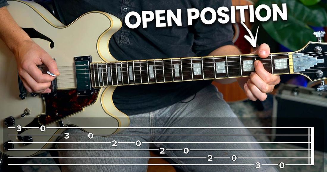 E Minor Pentatonic Open Position Recap | Andy Guitar