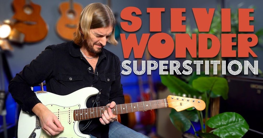 Play Superstition by Stevie Wonder on Guitar! | Andy Guitar