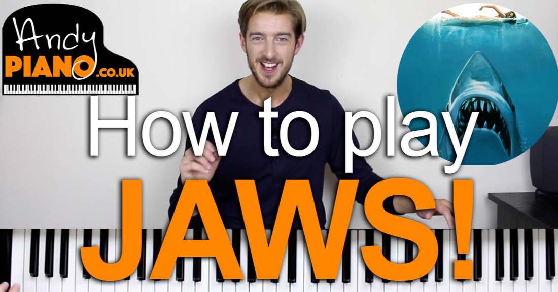 JAWS Piano Lesson Tutorial | Andy Guitar