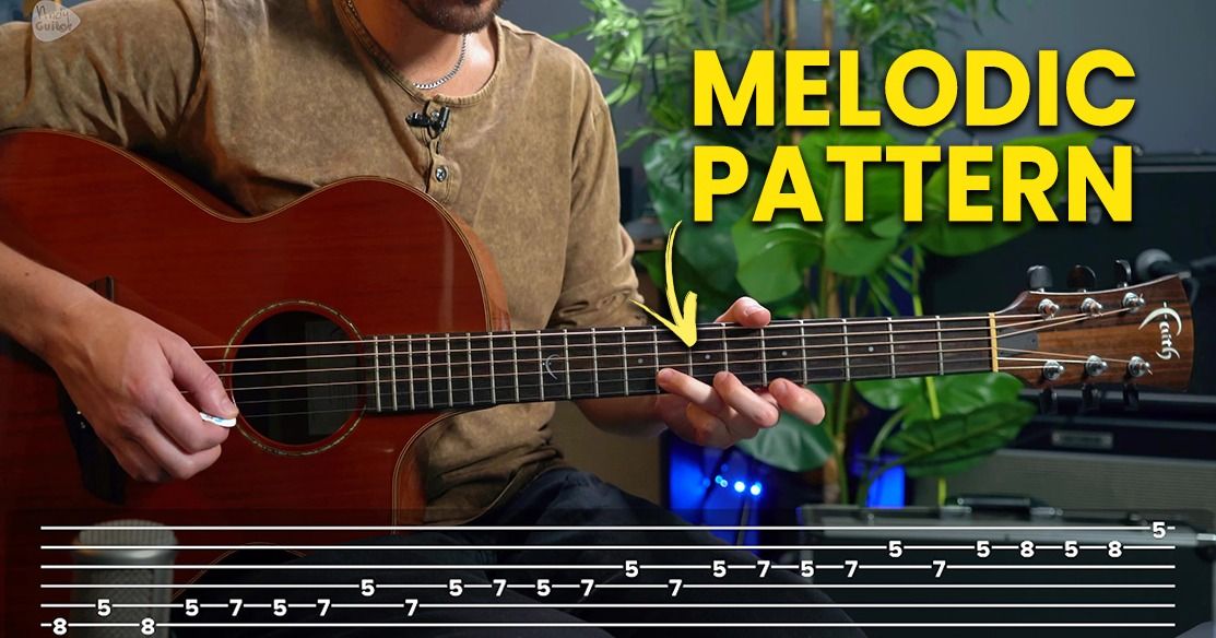 C Major Pentatonic 3 Note Pattern | Andy Guitar
