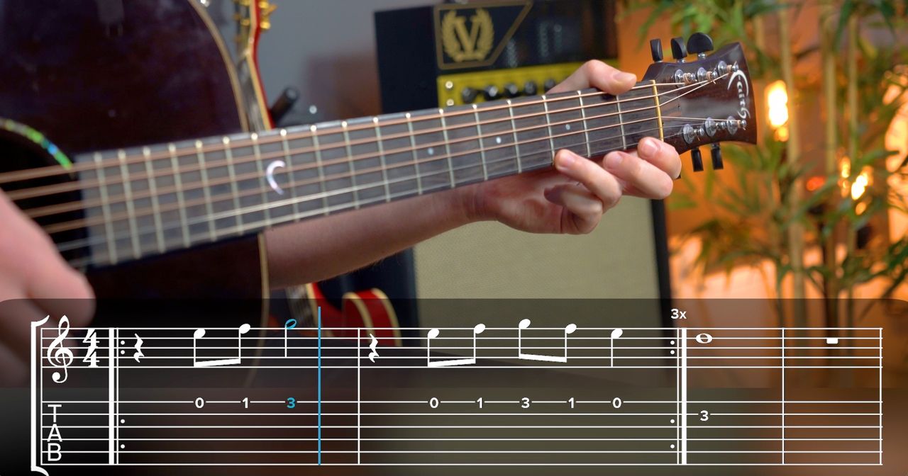 Day 9 - Lead line with the major scale | Andy Guitar
