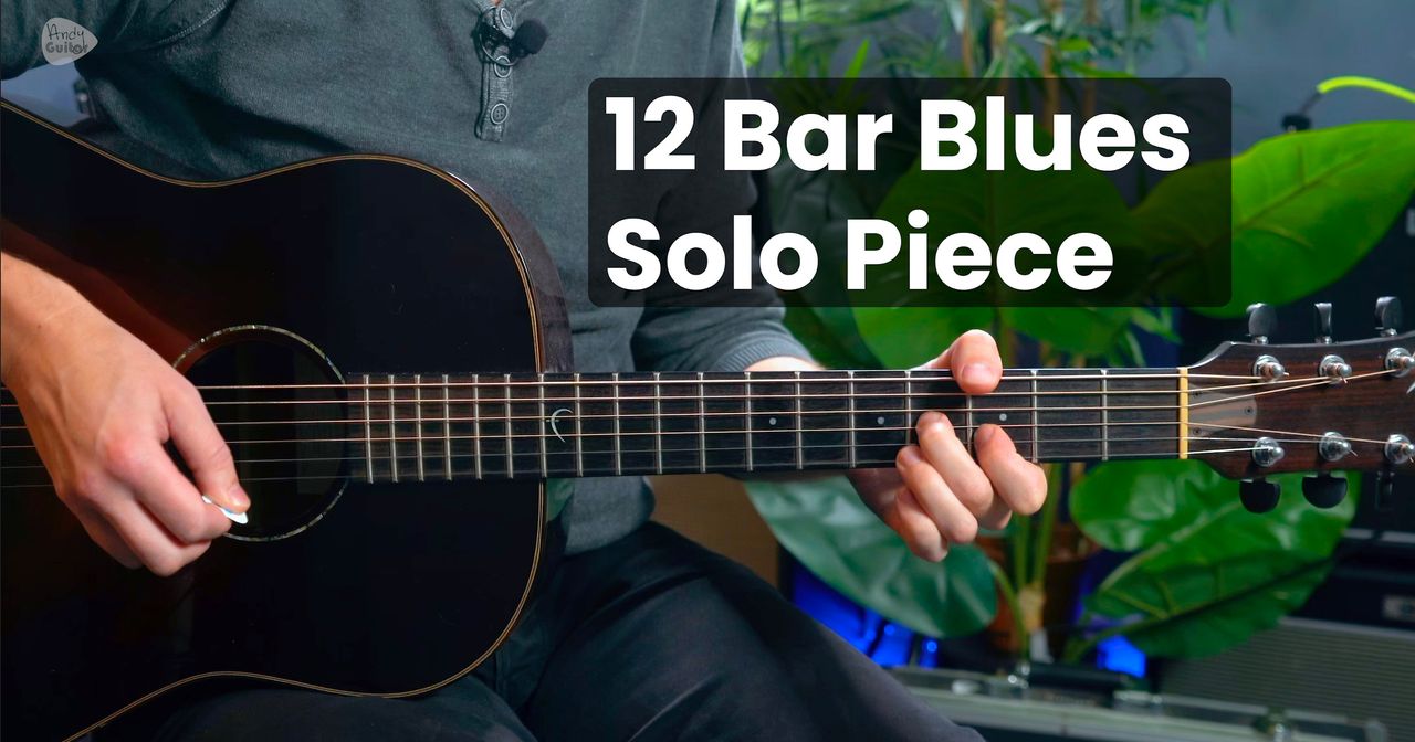 12 Bar Blues in E Solo Piece | Andy Guitar