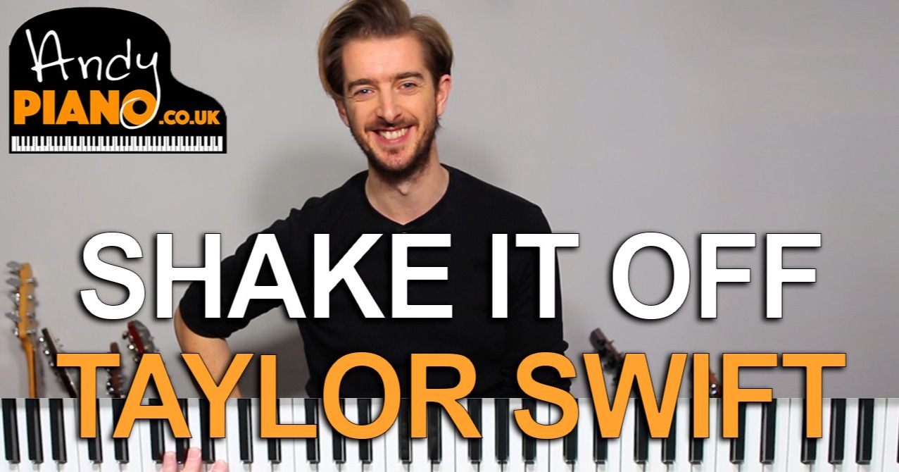 Taylor Swift - Shake It Off EASY Piano tutorial | Andy Guitar