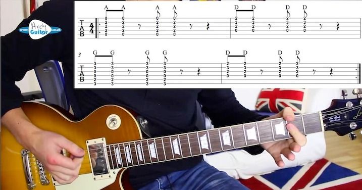 AC/DC Style Chords for Beginners | Andy Guitar