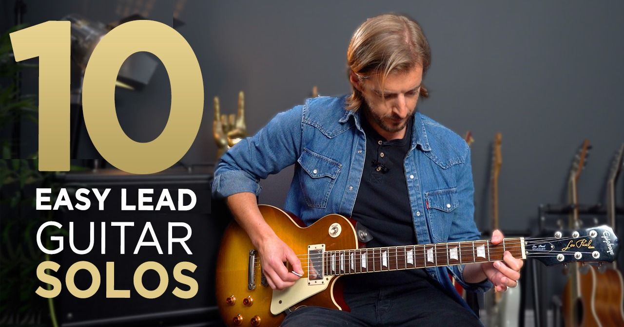 Top 10 EASY Guitar Solos for Beginners | Andy Guitar