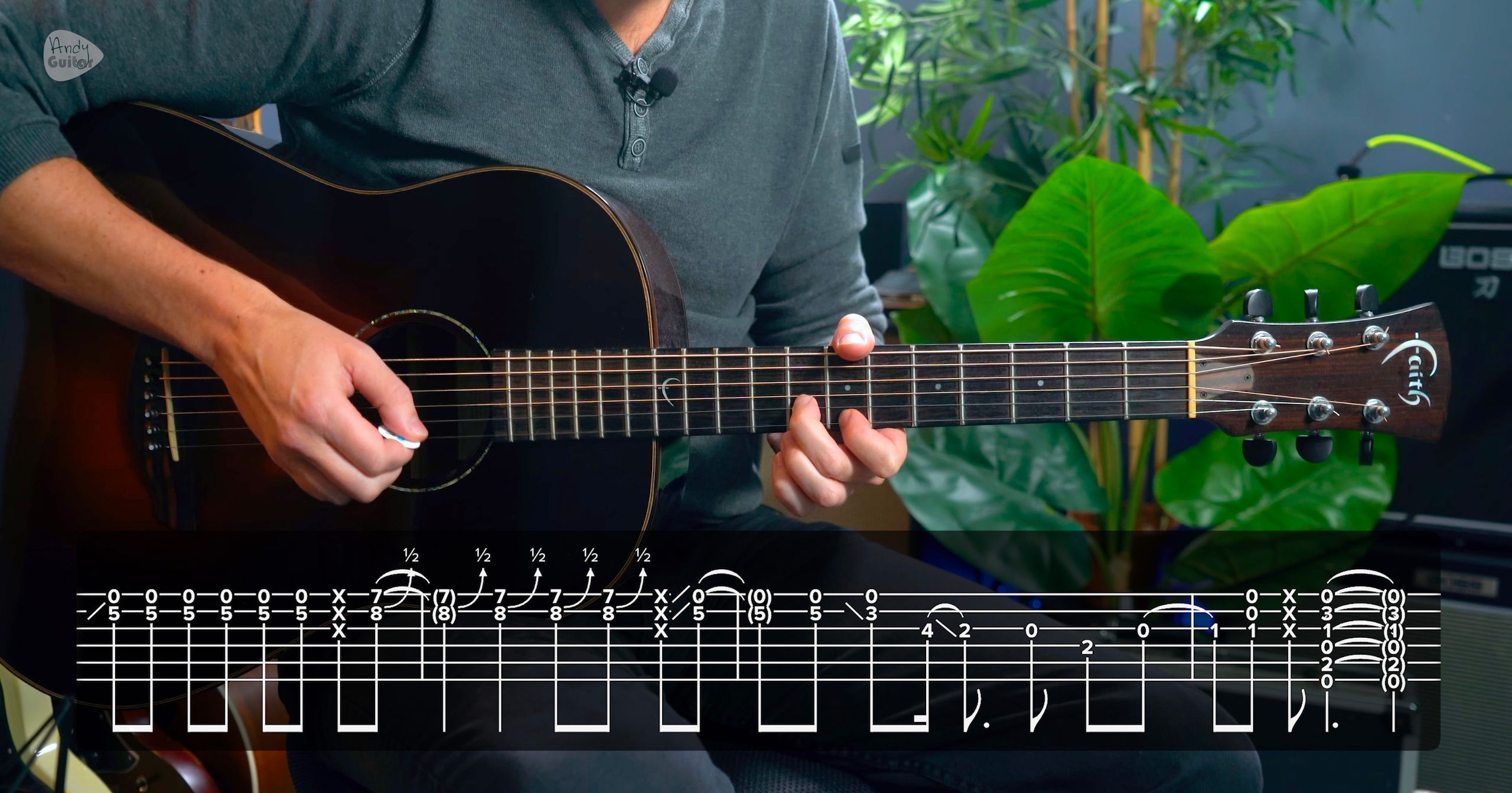 Bars 1 to 4 and Variations | Andy Guitar