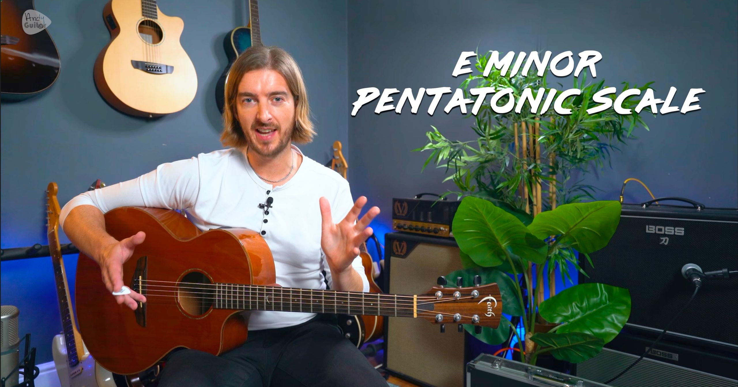 Easy E Minor Pentatonic | Andy Guitar