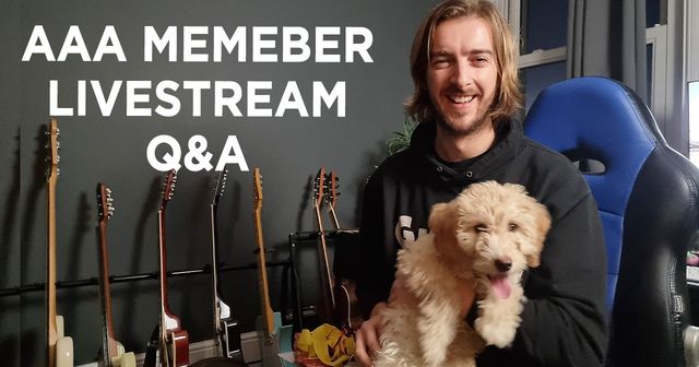 AAA live Q&A - 8pm GMT Saturday 15th Jan 2022 - join me live! | Andy Guitar